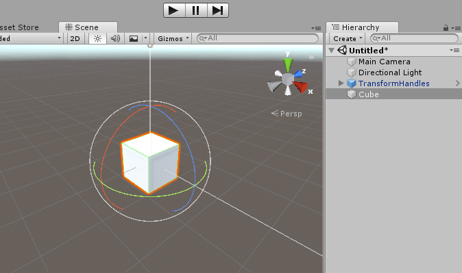 Transform Handles Docs Example Unity Documentation